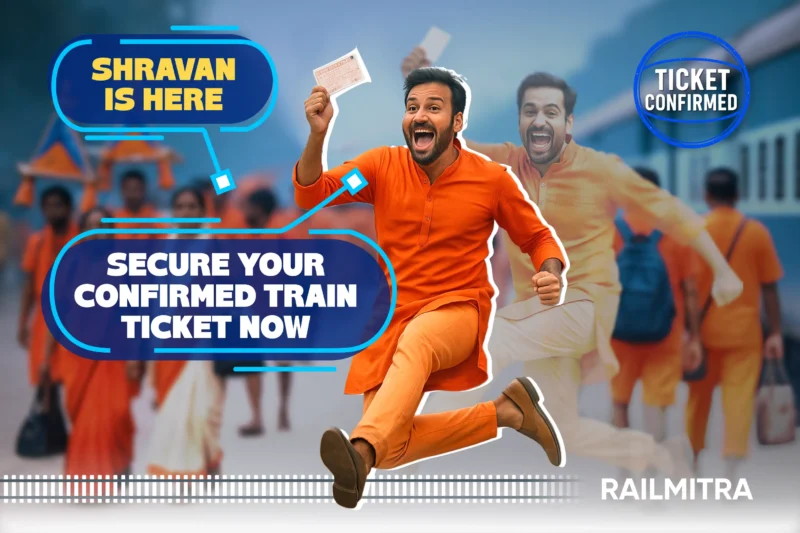 How to Get a Confirmed Train Ticket During the Shravan Rush | RailMitra ...