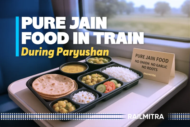 How to Order Pure Jain Food in Train During Paryushan Parv | RailMitra Blog